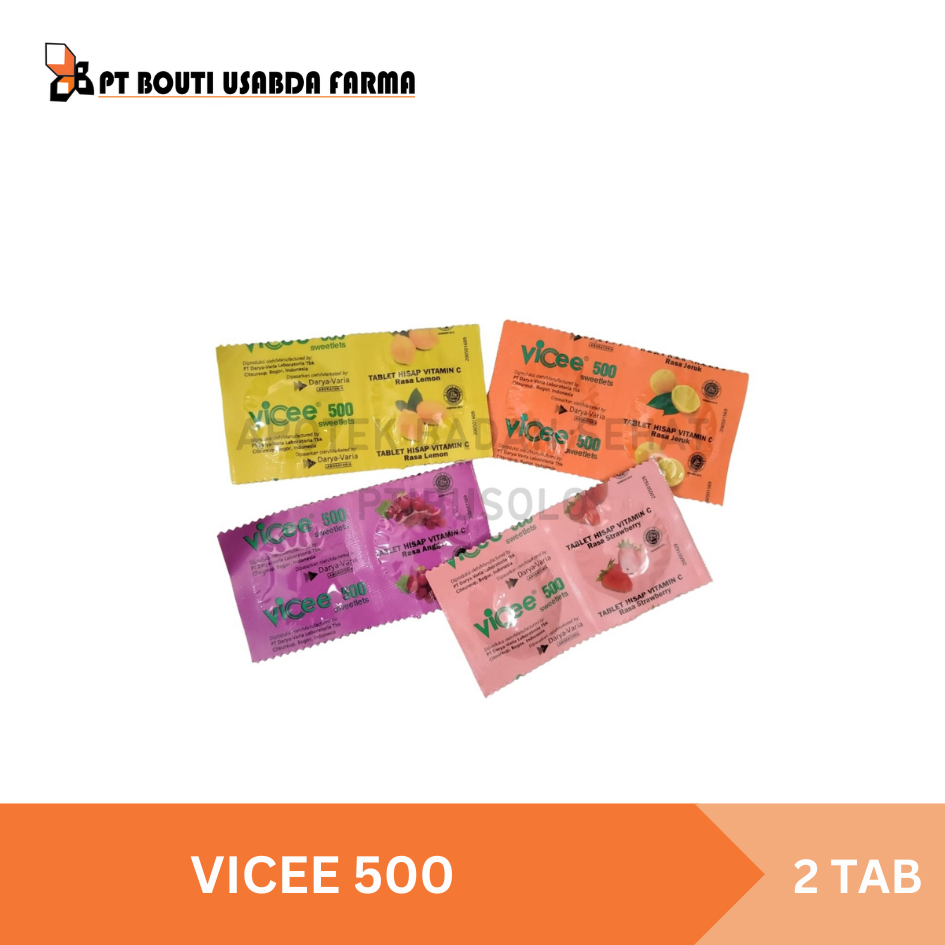 Jual VICEE 500MG STRIP / 2s (STRAWBERRY, LEMON, JERUK, ANGGUR) | Shopee ...