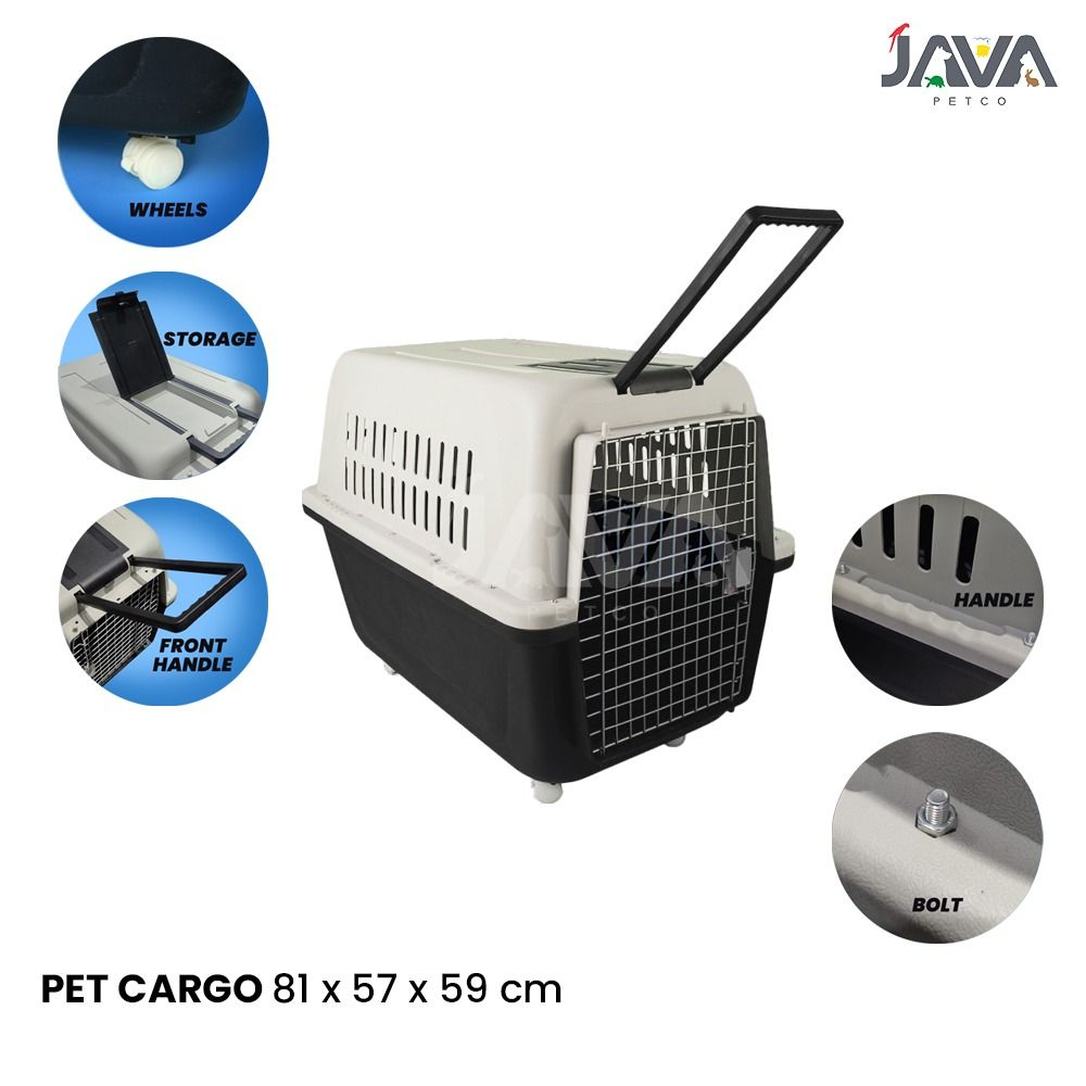 Jual Pet Cargo XXL EXTRA SUPER JUMBO 81x57x59/Pet Cargo Anjing Medium ...