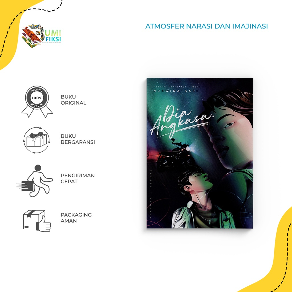Jual Buku Novel Dia Angkasa - Nurwina Sari - Romancious - Bumifiksi ...