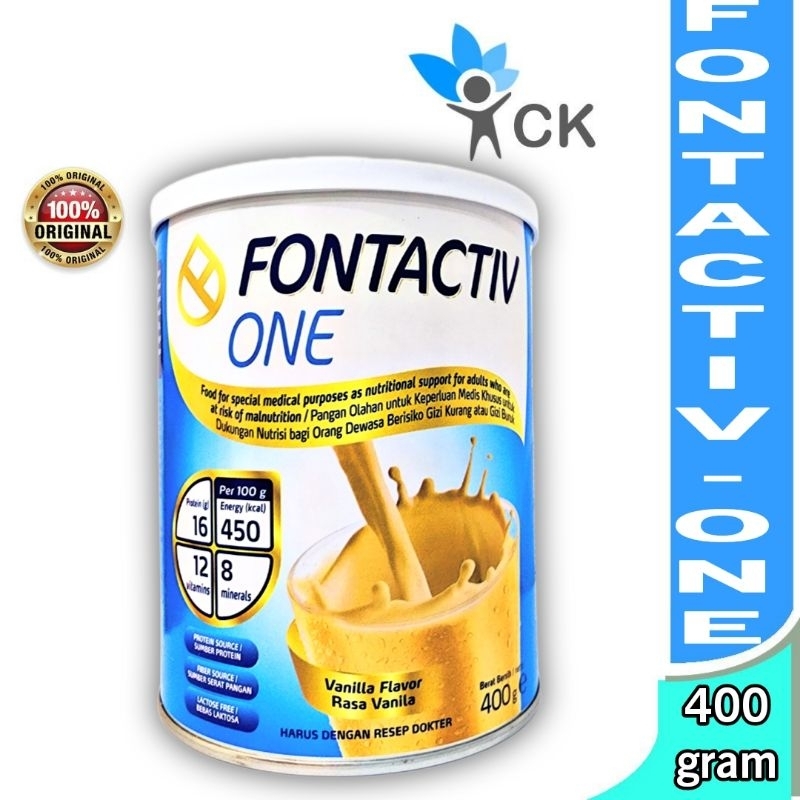 Jual FONTACTIV ONE 400 gr rasa vanilla | Shopee Indonesia