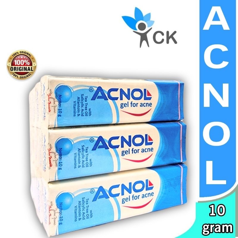 Jual ACNOL GEL FOR ACNE 10 gram - bebaskan jerawatmu | Shopee Indonesia