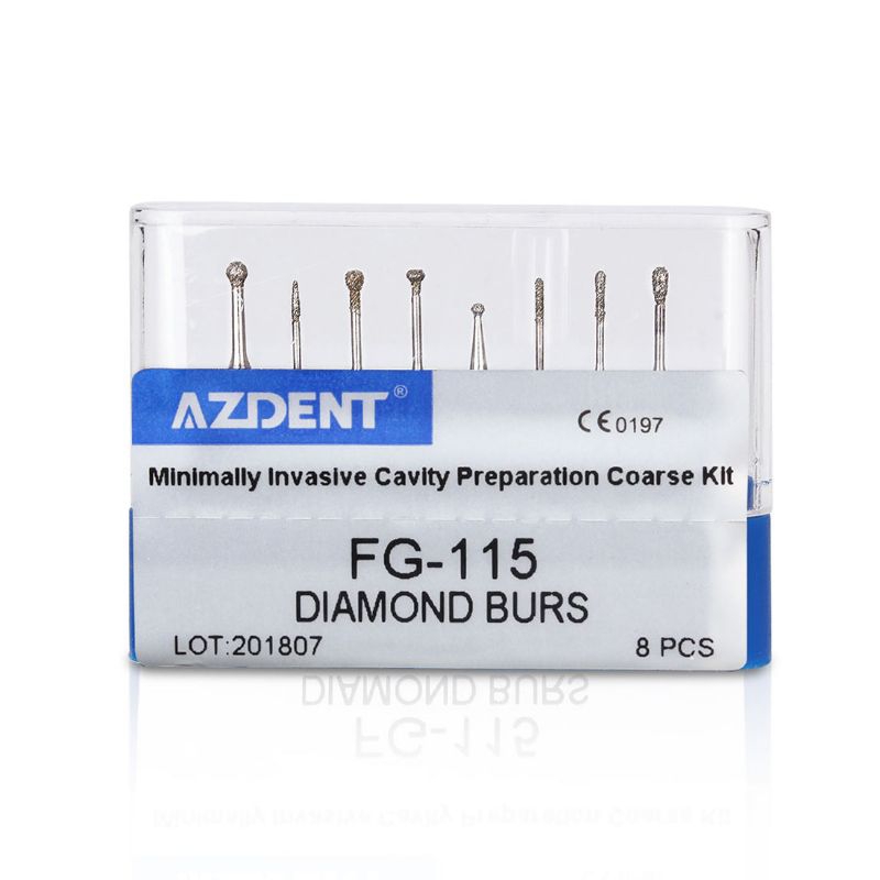 Jual Dental Diamond Bur Azdent Finishing / Preparasi / Bur Pedo Anak ...