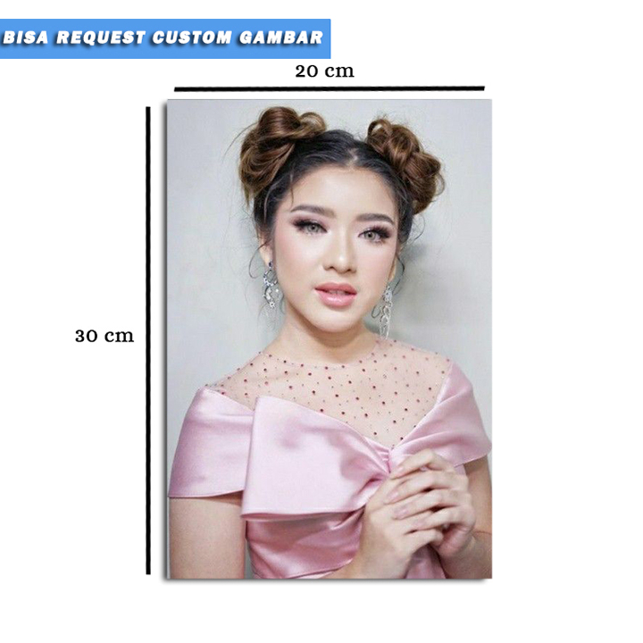 Jual Poster Kayu Tiara Andini Ukuran 20x30 cm/Kayu Tiara Andini/Bisa ...