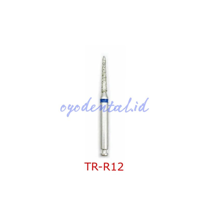 Jual Dental Diamond Bur Preparasi Low Speed Round / Flame Oval / Tapper ...