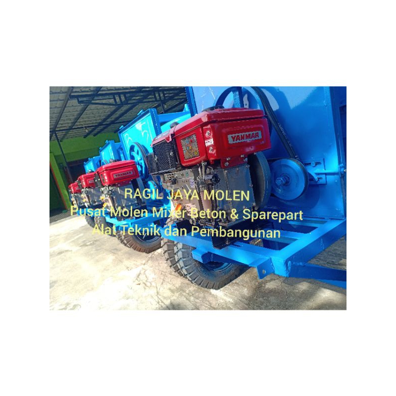 Jual molen cor beton semen / mesin molen cor beton semen / mixer molen ...