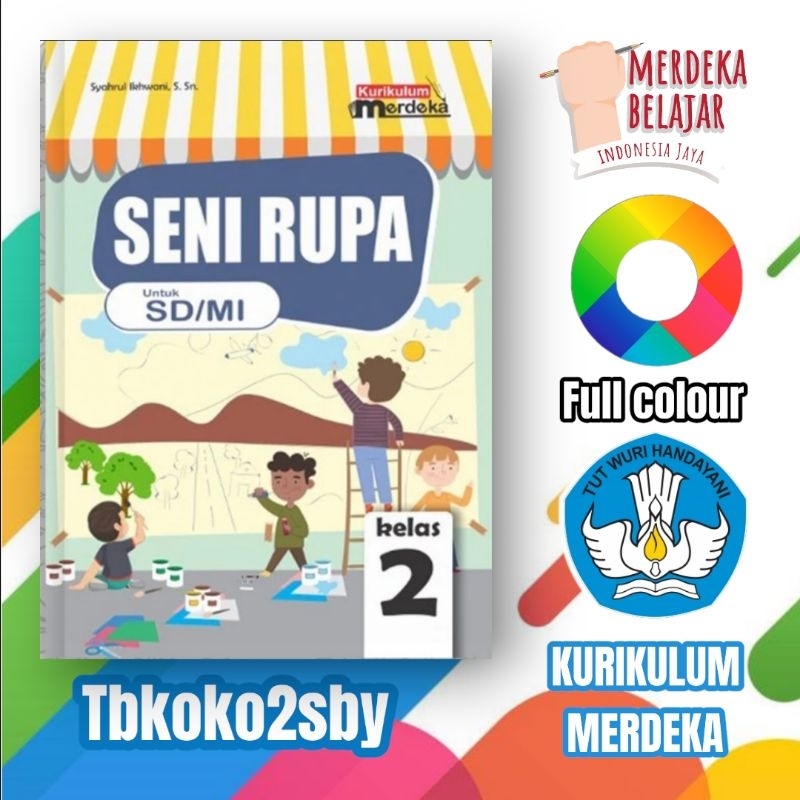 Jual BUKU SENI RUPA SD KELAS 2 KURIKULUM MERDEKA KURMER WAHANA KARYA JAYA 2023 | Shopee Indonesia