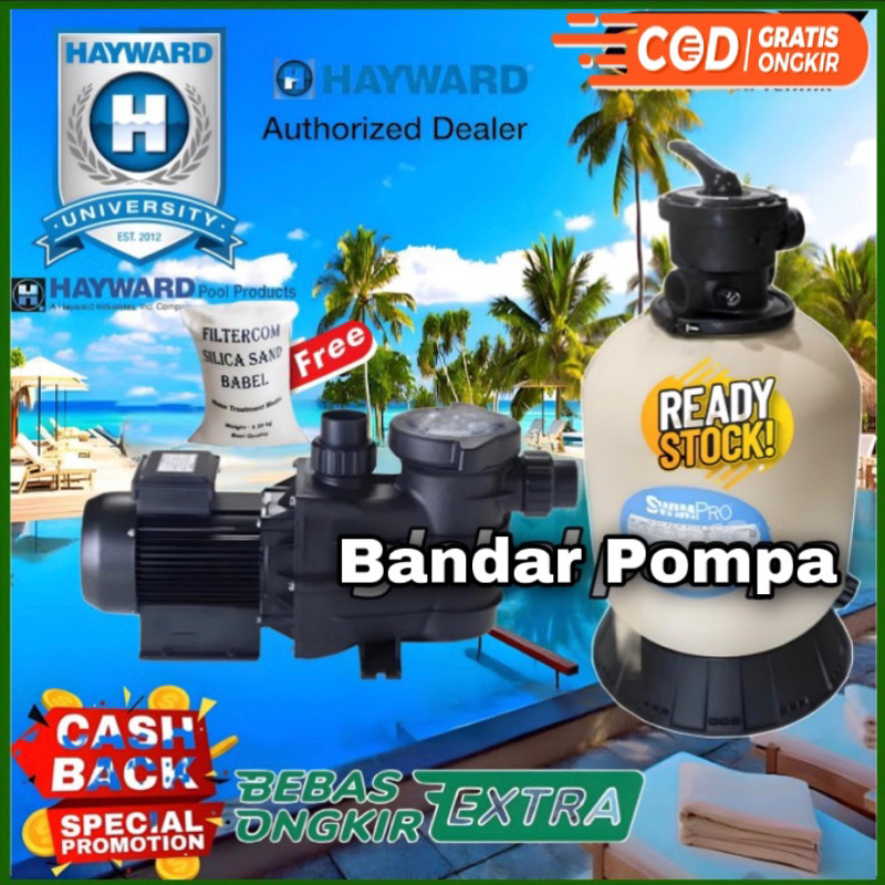 Jual Paket Pompa Kolam Renang 1Hp Hayward 1 Hp + Sand Filter Hayward ...