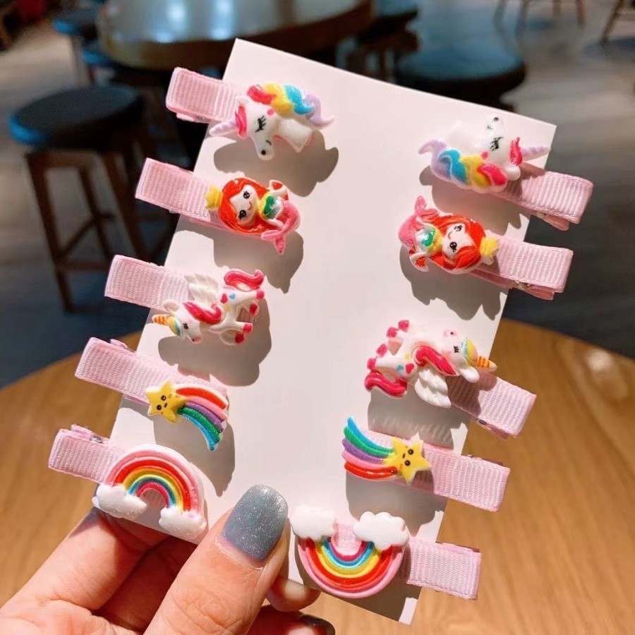 Jual SET 10 PCS IKAT IKET RAMBUT PRINCESS JEPIT JEPITAN RAMBUT PESTA ...