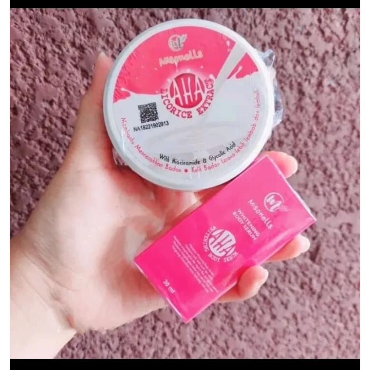 Jual Misonells bleching aha body serum | Bleaching Viral Inem Daster ...