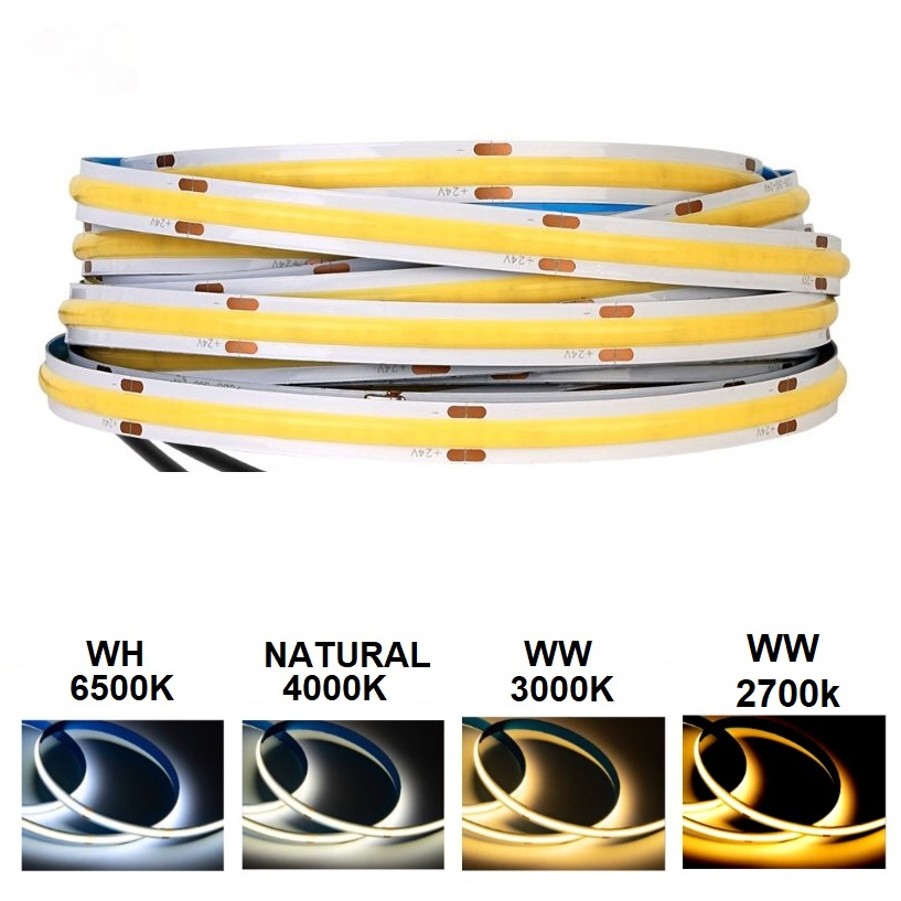 Jual [tTE] Led Strip COB DC 12volt / 5 METER 12 VOLT / 1060 LED ...