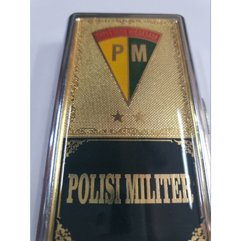 Jual Wadah Rokok Logo | Tempat Rokok Polisi Militer Segitiga | Tempat ...