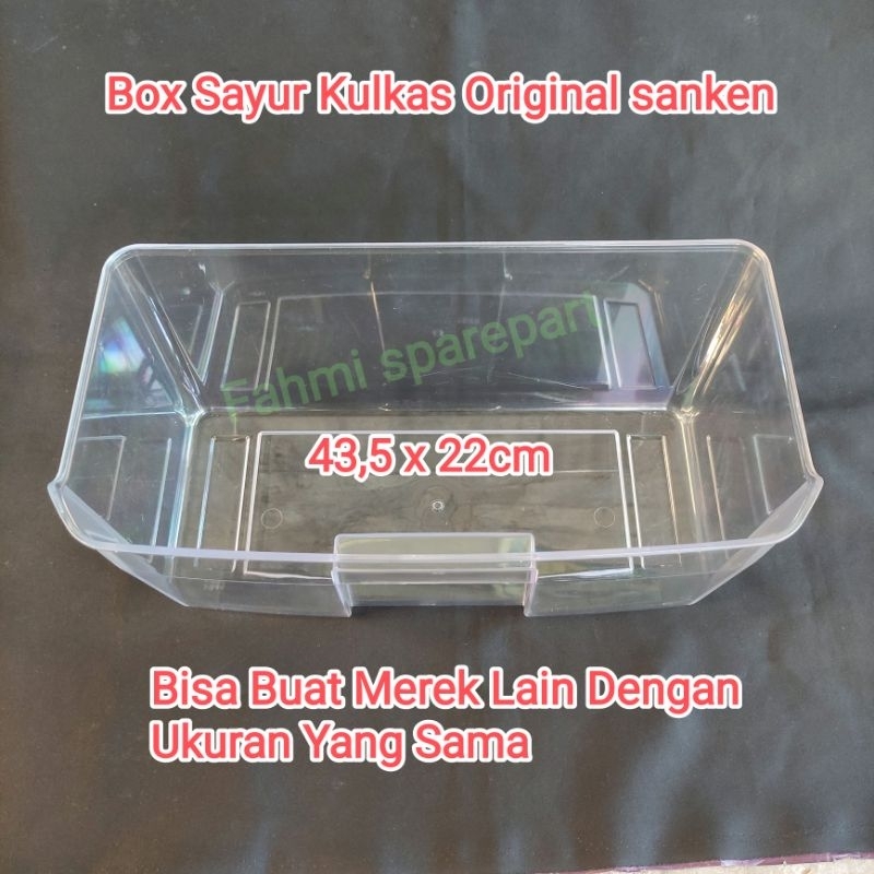 Jual BOX SAYUR/TEMPAT SAYUR KULKAS ORIGINAL SANKEN, 1 PINTU DAN 2 PINTU ...