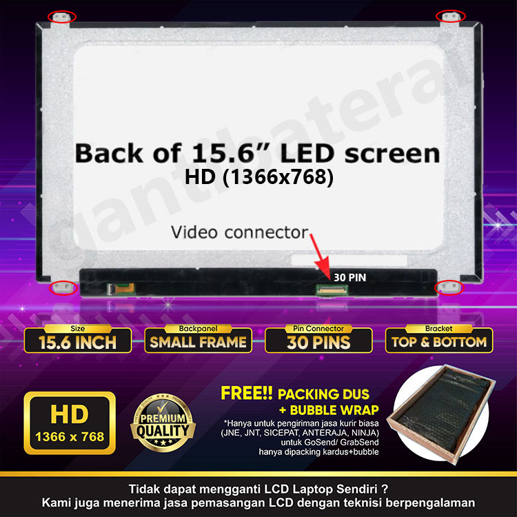 Jual LCD LED Asus Vivobook X510U X510UA X510UF X510UQ X510UR 15.6 ...