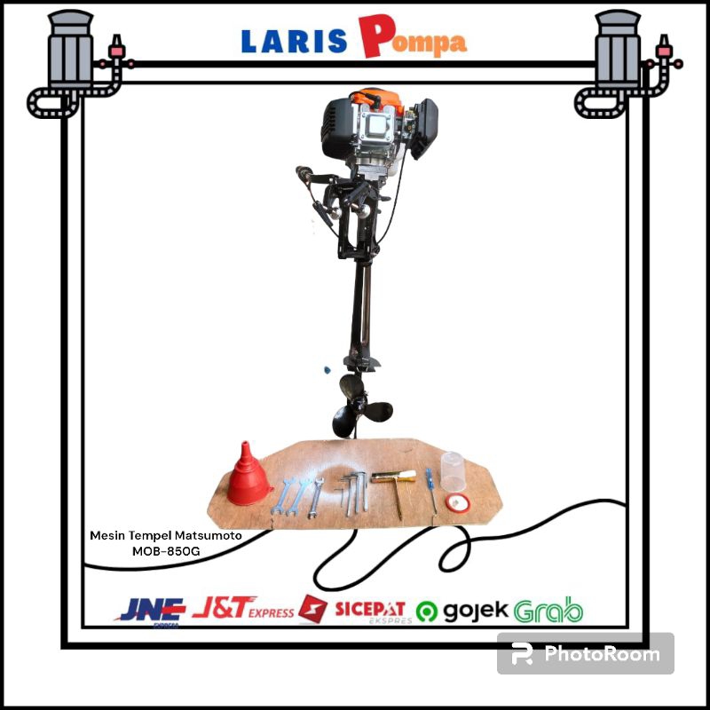 Jual Mesin Tempel Matsumoto MOB-850G / Outboard Matsumoto 5HP 4Tak | Shopee Indonesia