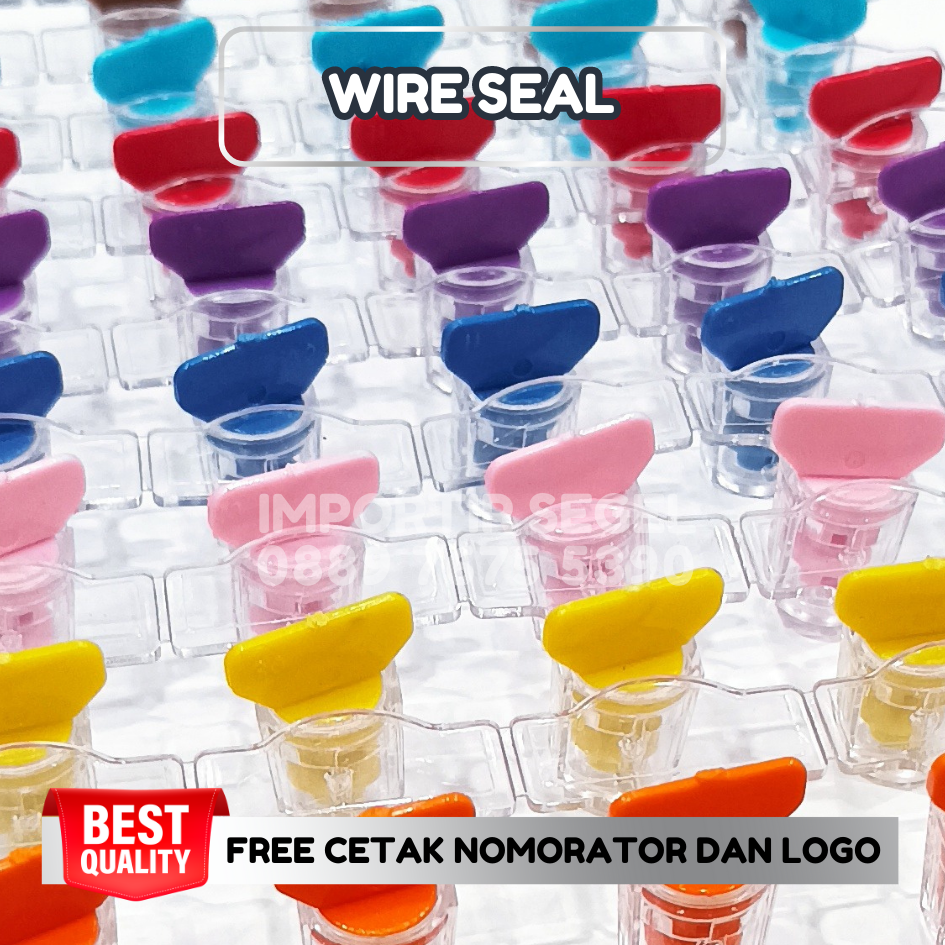Jual GRATIS CETAK LOGO & NO SERI Security Seal Segel Putar Segel Meter ...