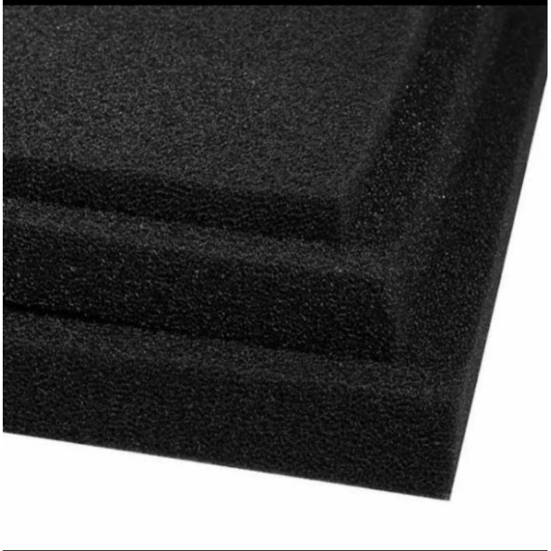 Jual biofil | biofoam | sponge hitam 25 x 25 x 3 cm | Shopee Indonesia