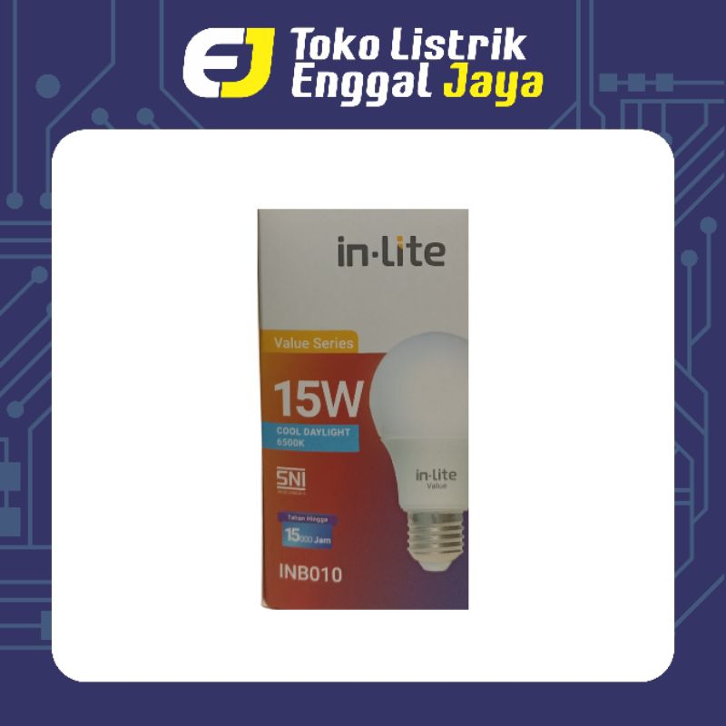 Jual LAMPU INLITE LED BULB VALUE SERIES 15 WATT GARANSI 2 TAHUN ...