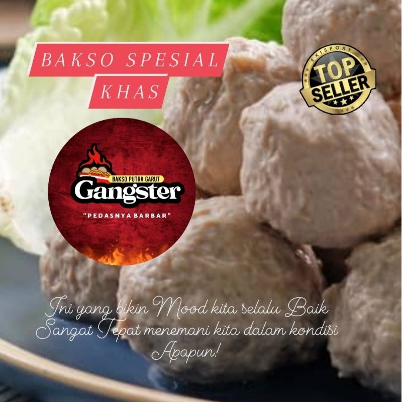 Jual Bakso Garut Spesial Urat Bakso Gangster Pedasnya Bar-bar Bakso ...