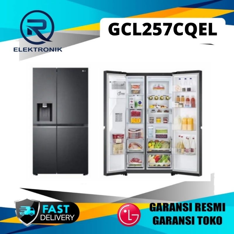 Jual KULKAS LG GCL257CQEL SIDE BY SIDE INVERTER GCL257CQEL GCL257 257CQEL | Shopee Indonesia