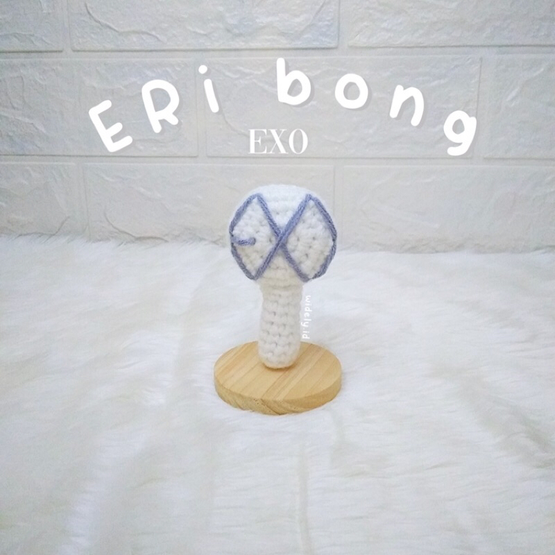 Jual AMIGURUMI / BONEKA RAJUT MINI ERI BONG EXO LIGHTSTICK (gantungan ...