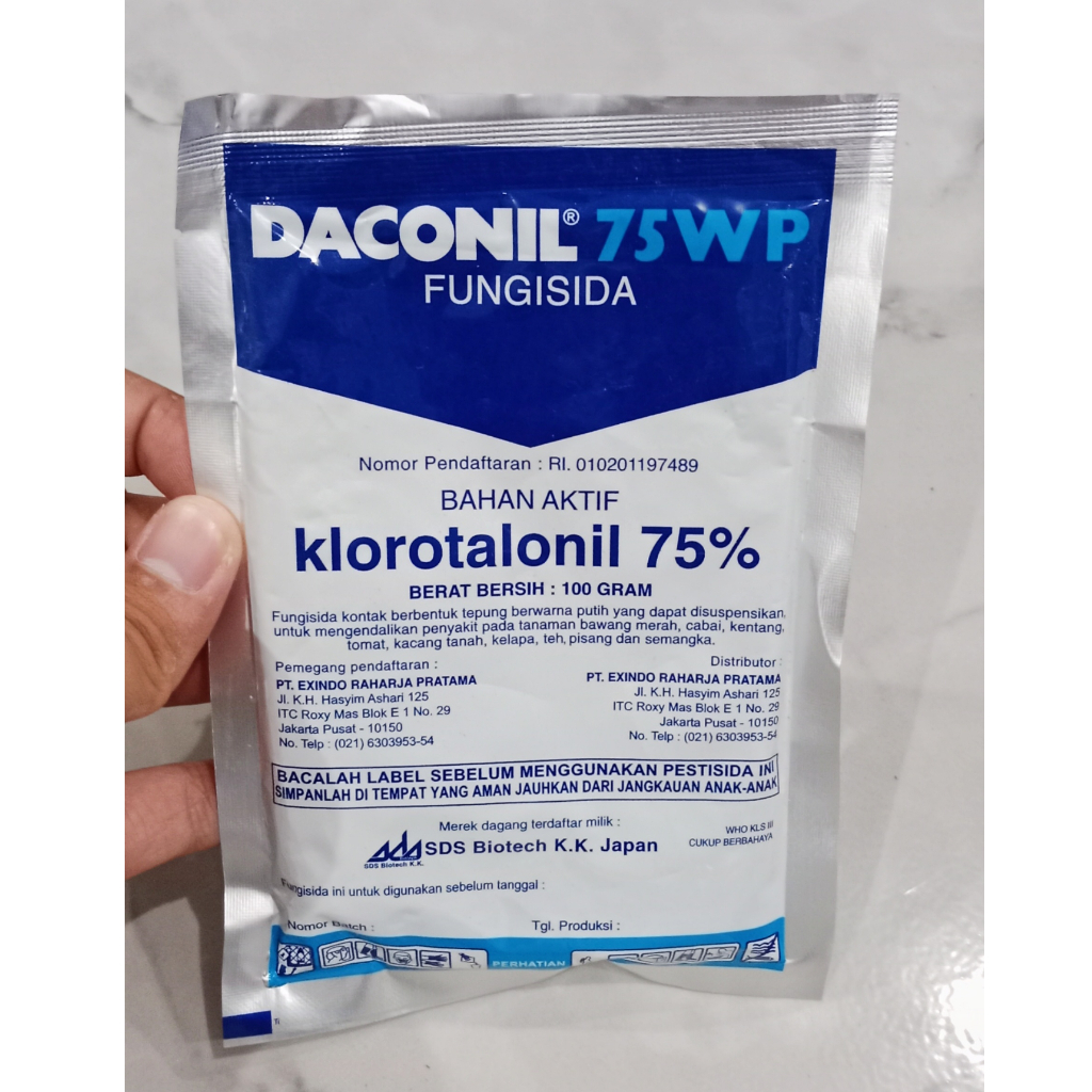 Jual Fungisida Daconil 75 WP Kemasan 100 Gram | Shopee Indonesia