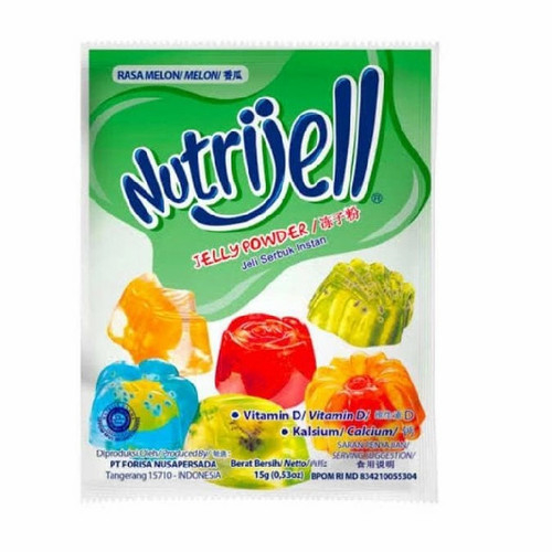 Jual Nutrijell Rasa Melon Sachet 20 gram Dus isi 12 pcs | Shopee Indonesia