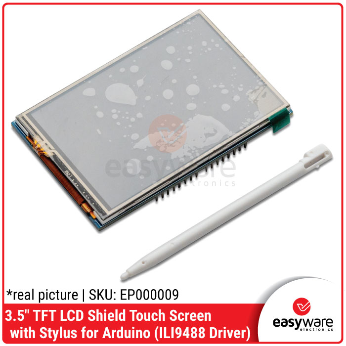 Jual TFT LCD 3.5 inch Shiled Touch Screen ILI9488 Display for Arduino 3 ...
