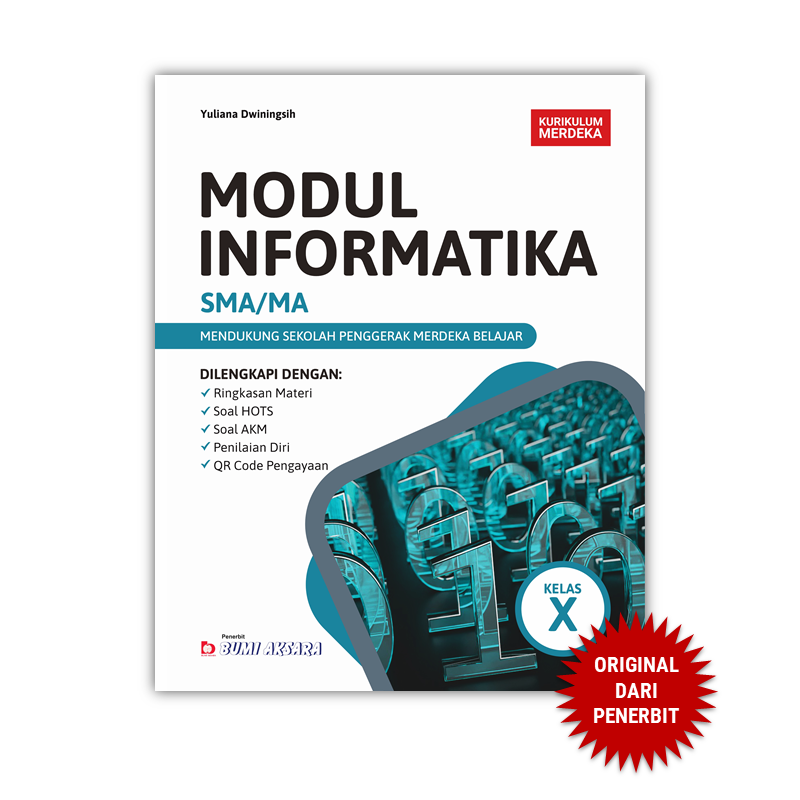 Jual Modul Informatika Kelas X SMA MA Kurikulum Merdeka Bumi Aksara ...