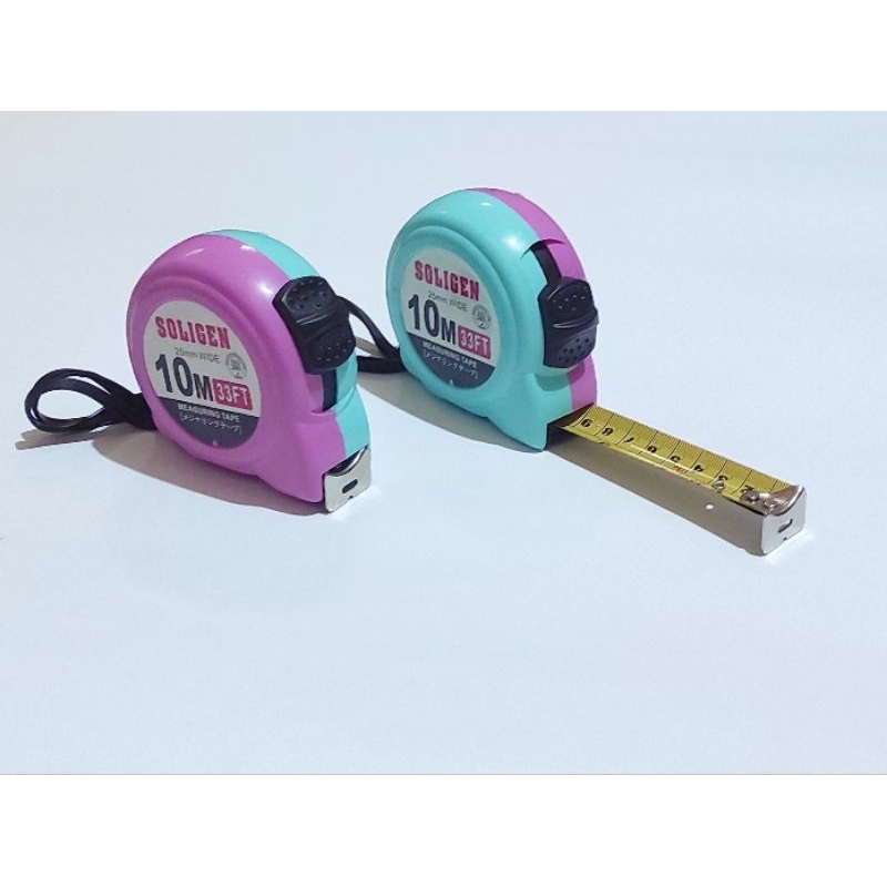 Jual Meteran soligen 10 meter / measuring tape soligen 10 meter ...