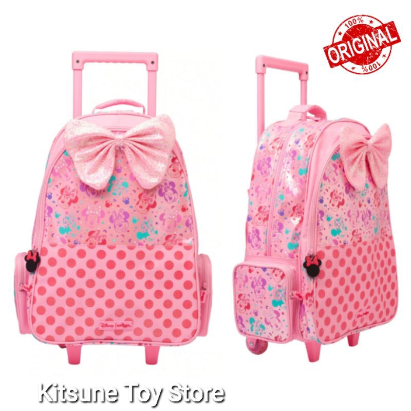 Jual Smiggle Disney Mickey and Minnie Mouse Trolley Backpack Original ...