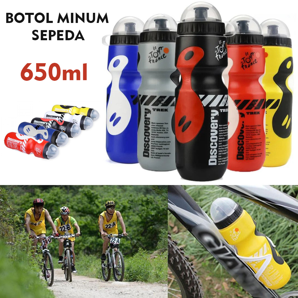 Jual Botol Minum Sepeda Discovery Sport Outdoor Adventure 650ml Bike ...