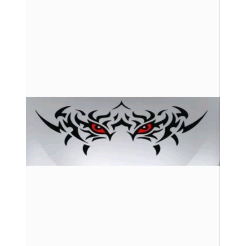 Jual Stiker macan Keren New Visor macan tribal motor decal stiker ...
