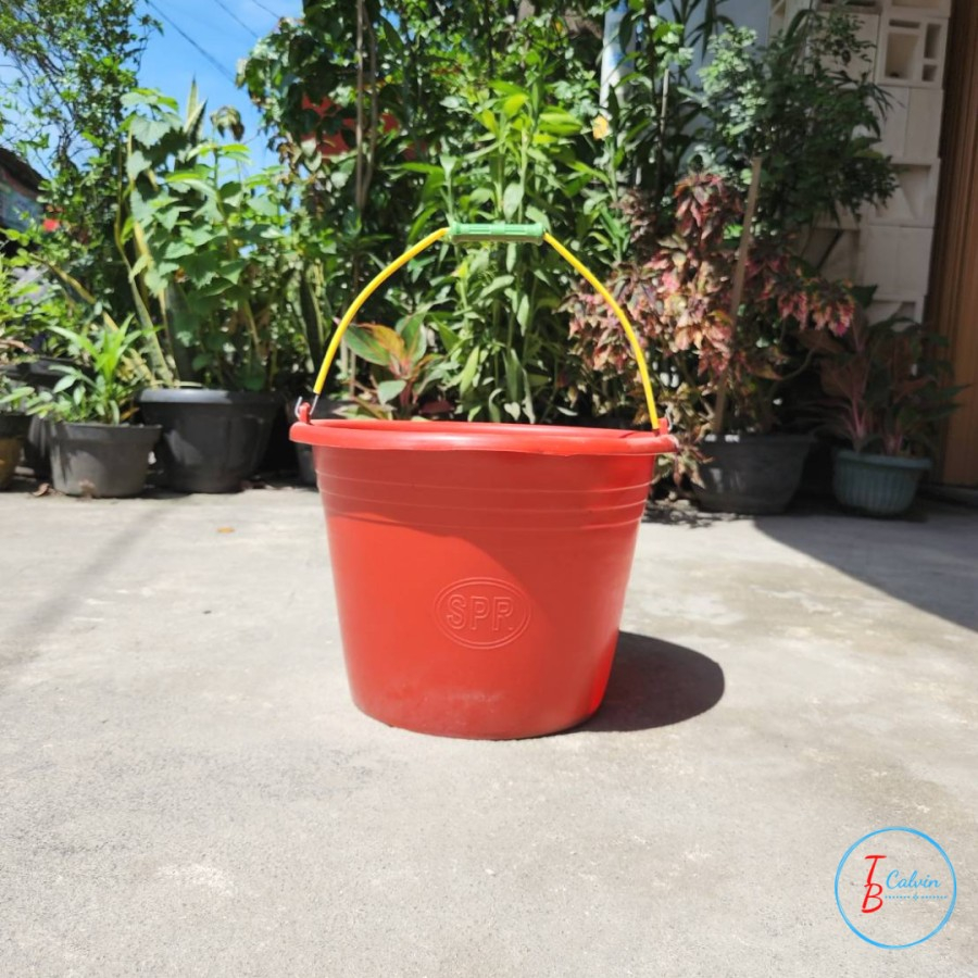 Jual Ember Cor Merah Besar Plastik ANTI PECAH | Shopee Indonesia