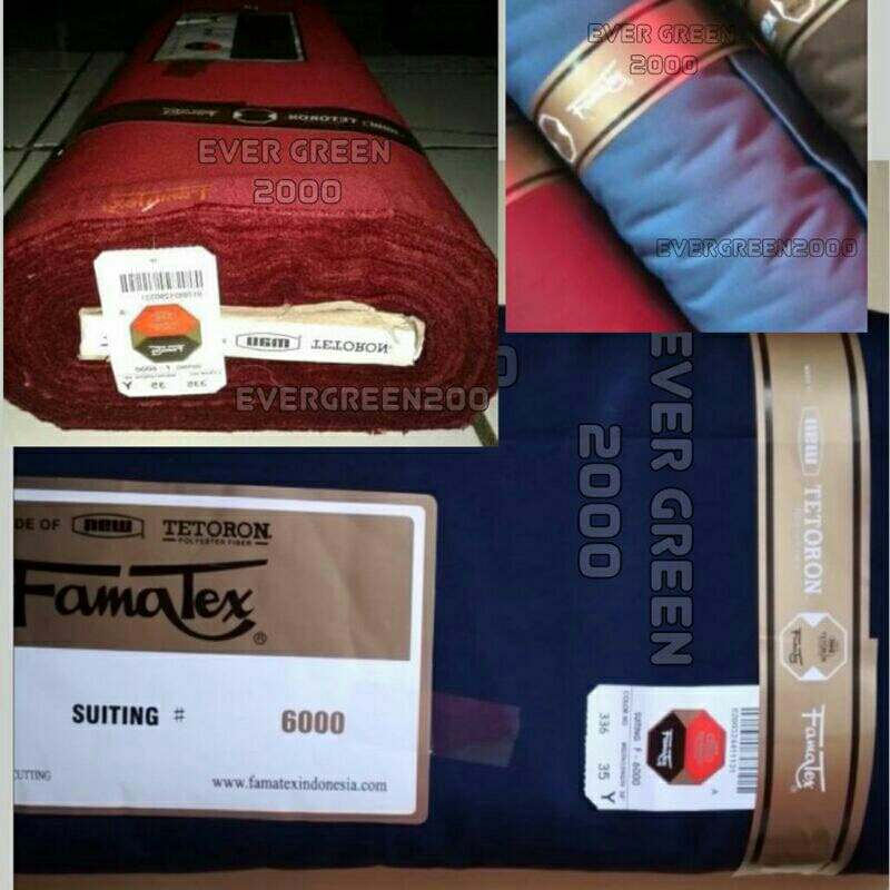 Jual Original Bahan/Kain Teteron Asli Famatex - ideal for Celana/Rok ...