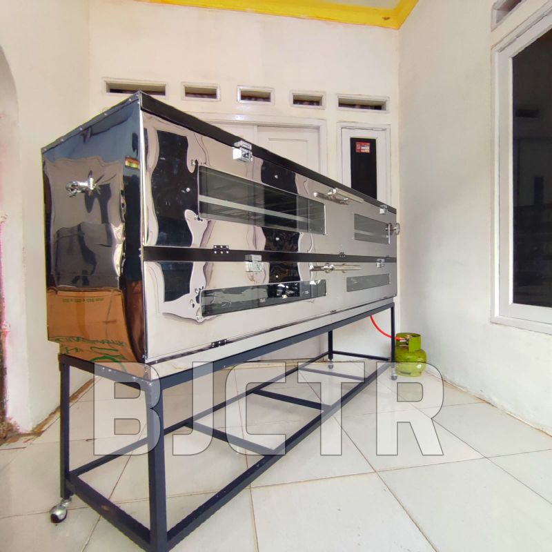 Jual Oven Gas Stainless Steel 150x55x70 | 8 Loyang | Untuk Roti & Kue ...