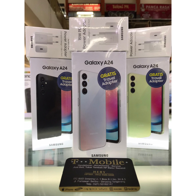 Jual SAMSUNG Galaxy A24 RAM 8GB 128GB NFC - SILVER - sAMOLED - HELIO ...
