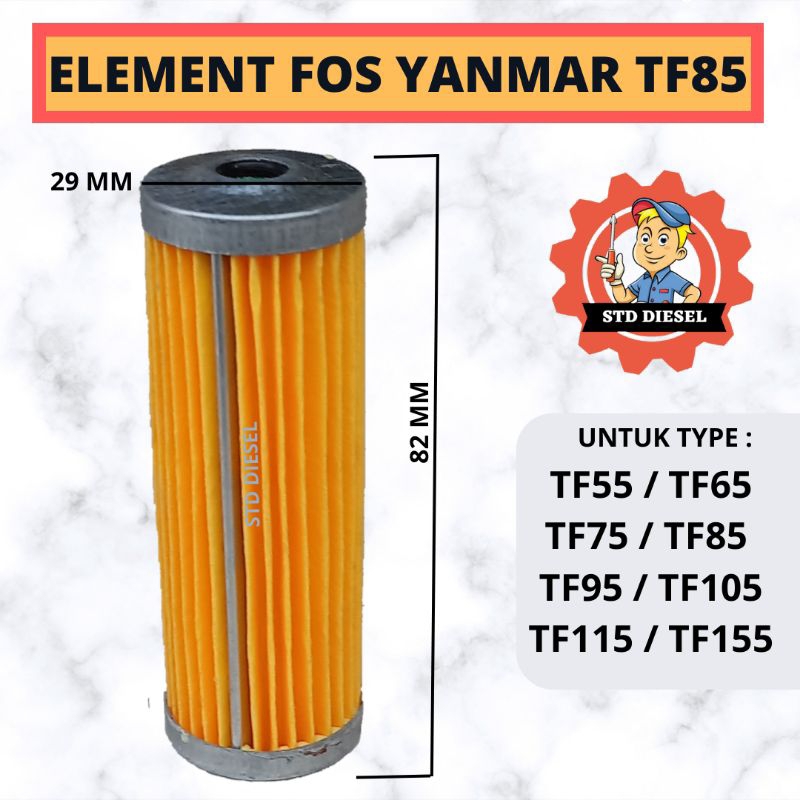Jual ELEMENT FOS ELEMEN ISI FILTER SOLAR YANMAR TF55 TF65 TF75 TF85 ...
