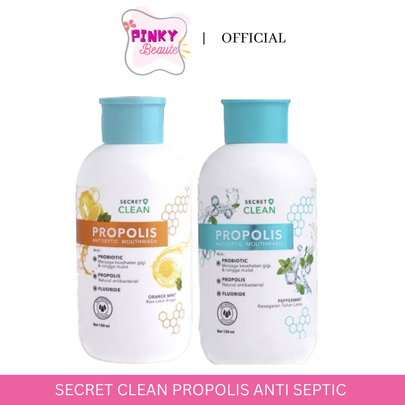 Jual READY ‼️ Secret Clean Propolis Antiseptic Mouthwash 150ml | Secret ...