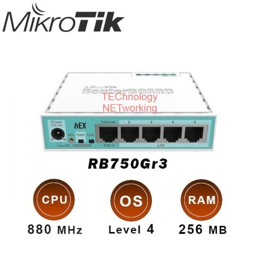 Jual MIKROTIK RB750Gr3 (hEX) | Shopee Indonesia