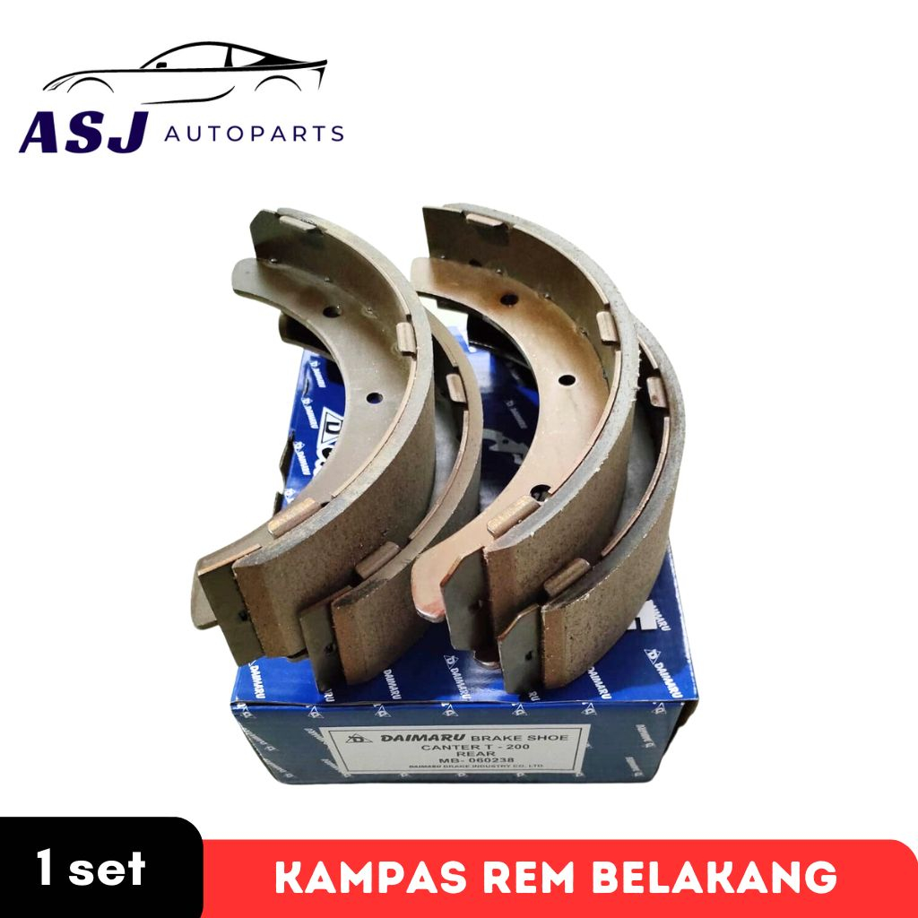 Jual Kampas Rem Roda Belakang T200 / Brake Shoe Colt Diesel PS100 ...