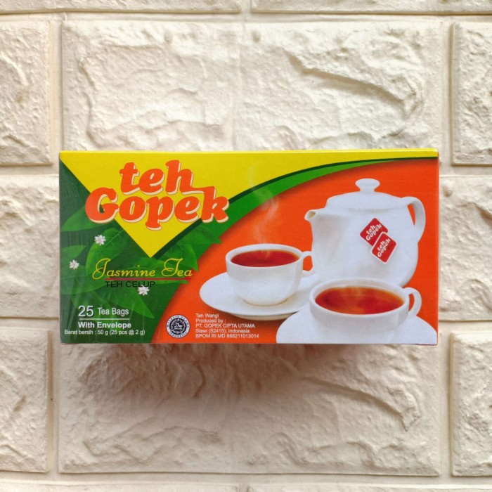 Jual TEH GOPEK JASMIN TEA, TEH CELUP ISI 25 KANTONG | Shopee Indonesia