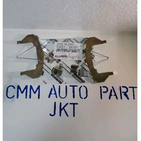 Jual brake pad spring clip plat kuku kampas rem depan kijang 7k kapsul bensin diesel | Shopee ...