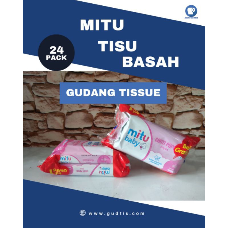 Jual tissue basah mitu 50 sheet buy 1 get 1 | Shopee Indonesia