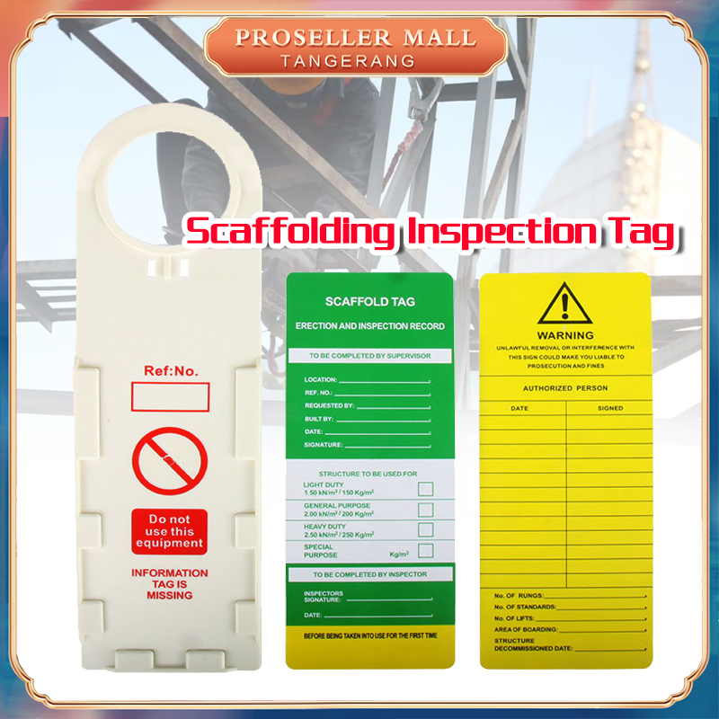 Jual Scaffolding Inspection Tag - 1 Tag 1 Holder | Shopee Indonesia