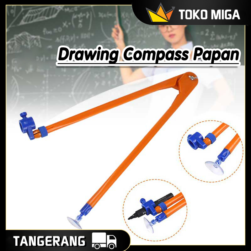 Jual Adjustable Jangka Drawing Compass Papan Tulis Teacher Compasses ...