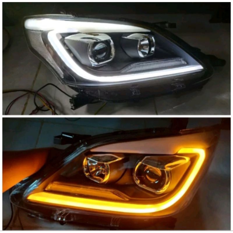 Jual Headlamp Grand New Kijang Innova All LED Bar Lexus Style ...