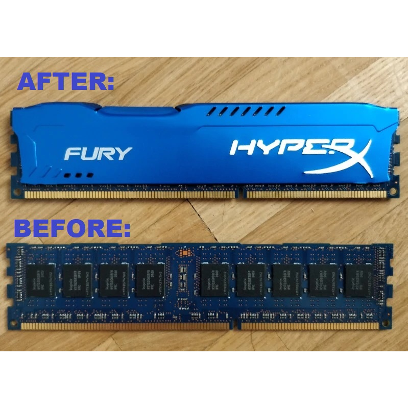 Jual Heatsink Heatspreader RAM DDR2 DDR3 DDR4 Kingston Fury HyperX | Shopee Indonesia