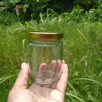Jual botol kaca jar 250ml tutup gold/ botol selai 250 ml | Shopee Indonesia