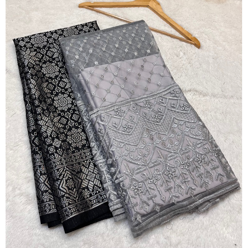 Jual Set/Paket Kain Tille Etnic & Songket / kain seragam Tile Sapto ...