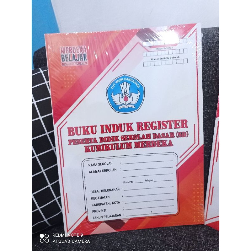 Jual BUKU INDUK REGISTRASI PESERTA DIDIK SD, KURIKULUM MERDEKA, MEREKA ...